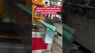 10 cm x 1.2 mm thick with adhesive and guide groove.