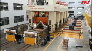 Robotic Stamping Line Aerospace Parts Precision Automation