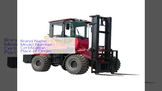 Ton All Terrain Forklift FD0