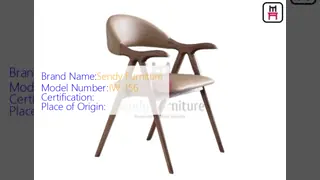 Durable Wood Restaurant Chairs With Armrest