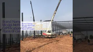 Prefab Steel Warehouse Fast Install Sliding Doors