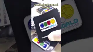 Wholesale Custom Soft Enamel Pins with Glitter | Sparkly Metal Lapel Badges | Glittery Enamel Brooch