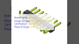 Right Angle Pin Header 2.54mm Board Connector