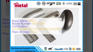 Duplex U Tube 32205 Stainless Steel