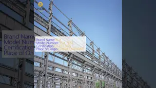 Prefab Steel Frame Building Fire & Weather Resistant