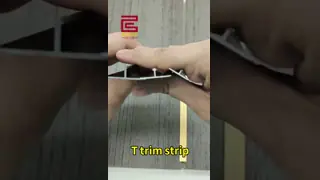 Aluminum Alloy T-Shaped Edge Trim | Home Decoration Edge Finishing