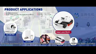 DC gear motor display