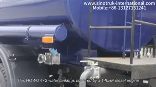 HOWO Water Truck 12CBM Agile Efficient Hauling