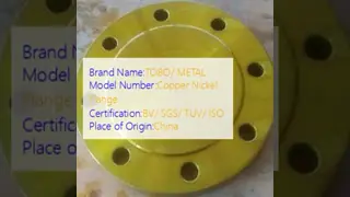 Copper Nickel Flanges Tested For Chemical Industry