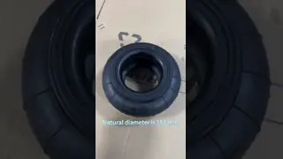 6 Inch Air Spring Bellows for Dunlop 6''X1 Single Convoluted Air Rubber Bellows