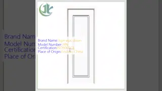 WPC Hollow Door Soundproof Heat Resistant