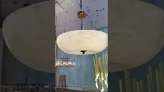 Villa Hotel Living Room Circle Linear Pendant Lamp Luxury Round Ring Led Chandelier