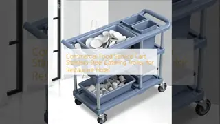 Nordic Style Service Trolley For Hotels