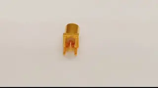 MMCX-KHD PCB Mount RF Coaxial Connector Female Jack Through Hole Gold-Plated