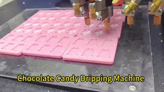 Chocolate Decorating Machine Biscuit Dripping Machine