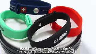 RFID silicone wristband