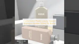 Custom PE Bottles With Pump For Cosmetics