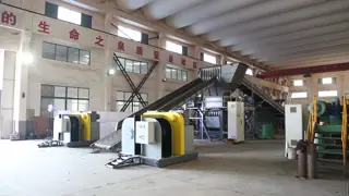 Production Line for Crushing Rubber Tires into Rubber Powder
