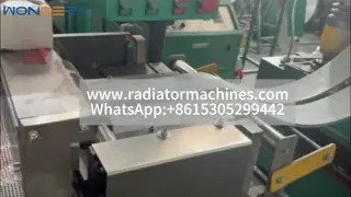 Automatic Aluminum Louvered Fin Stamping Machine | High-Speed Wavy Fin Making Machine | Factory Dire