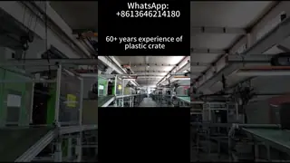 [Factory Tour] Full Process of Plastic Crate Production | Efficient Automation in Action