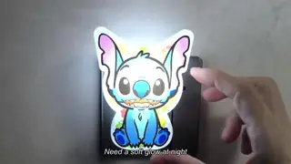 Wall Plug In Stitch  Cute Cartoon Night Light