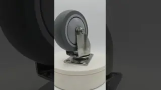 heavy duty TPR Rigid plastic core caster