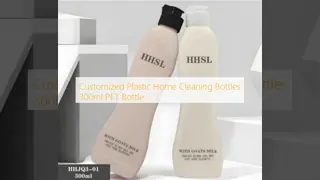 Custom 300ml PET Bottle With Pump For Cosmetics
