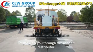 FAW J6L-350hp Intelligent Asphalt Distributor Truck