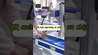 UV Laser Marker Car Parts QR Code Marking