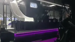 Double-Deck Pontoon Boat | Restroom | Storage | Sound System | LED Ambient Lights | Shipping Day