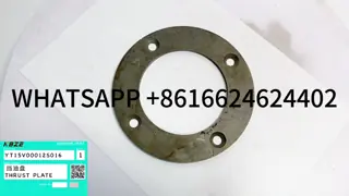 Kobelco SK70 SK75 SK80 Thrust Plate YT15V00012S016 Excavator Final Drive Travel Motor Spare Replacem