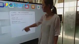 NFC function on Smart meeting boards