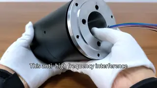 anti-high-frequency interference pneumatic-electric-water hybrid slip ring