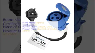 CEE to UK Plug EV Charger Adapter 32A