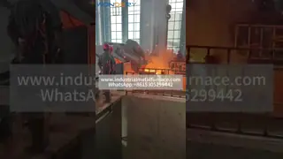 Large Medium Frequency Induction Melting Furnace | For Steel & Iron Melting, Fast Melting + Uniform