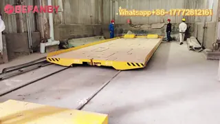 Customized Power Supply Method RGV,Heavy Load 60t Rail Transfer Cart