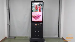 43 Inch Floor stand Digitatscreen with Smart Locker chareing station