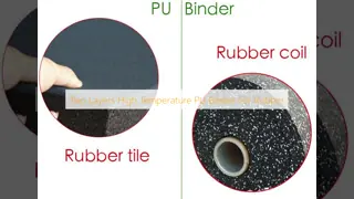 High Temp PU Binder For Rubber Tiles