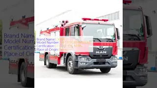 MAN Fire Truck 4000L Water 2000L Foam 60L/s