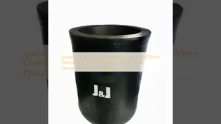 Copper Melting Crucible 150mm Graphite