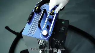 Portable Laser Cleaner: Graffiti Rust Paint Removal