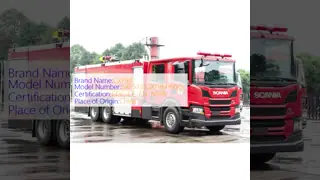 16 Ton Fire Truck 12000L Water Pump 6000L Min