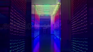 Programmin RGB LED String Light - LED Tunnel Installation
