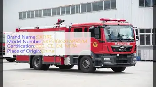 5000L CAFS Fire Truck MAN Chassis Fire Engine