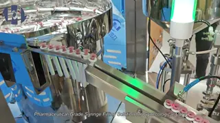 Gynecological gel syringe filling machine