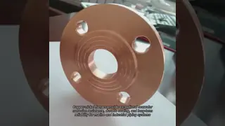Copper-Nickel Flanges Superior Seawater Corrosion Resistance for Marine Piping