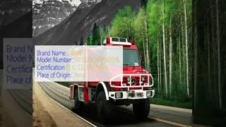 Unimog Forest Fire Truck Double Cabin 4x4
