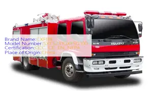 ISUZU 10000L Fire Truck Powerful Water Tender