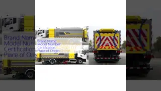 5000 Kg Vacuum Sweeper Truck 89kmh Debris Removal