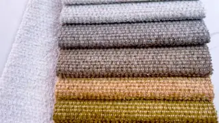 Knitted velvet sofa fabric